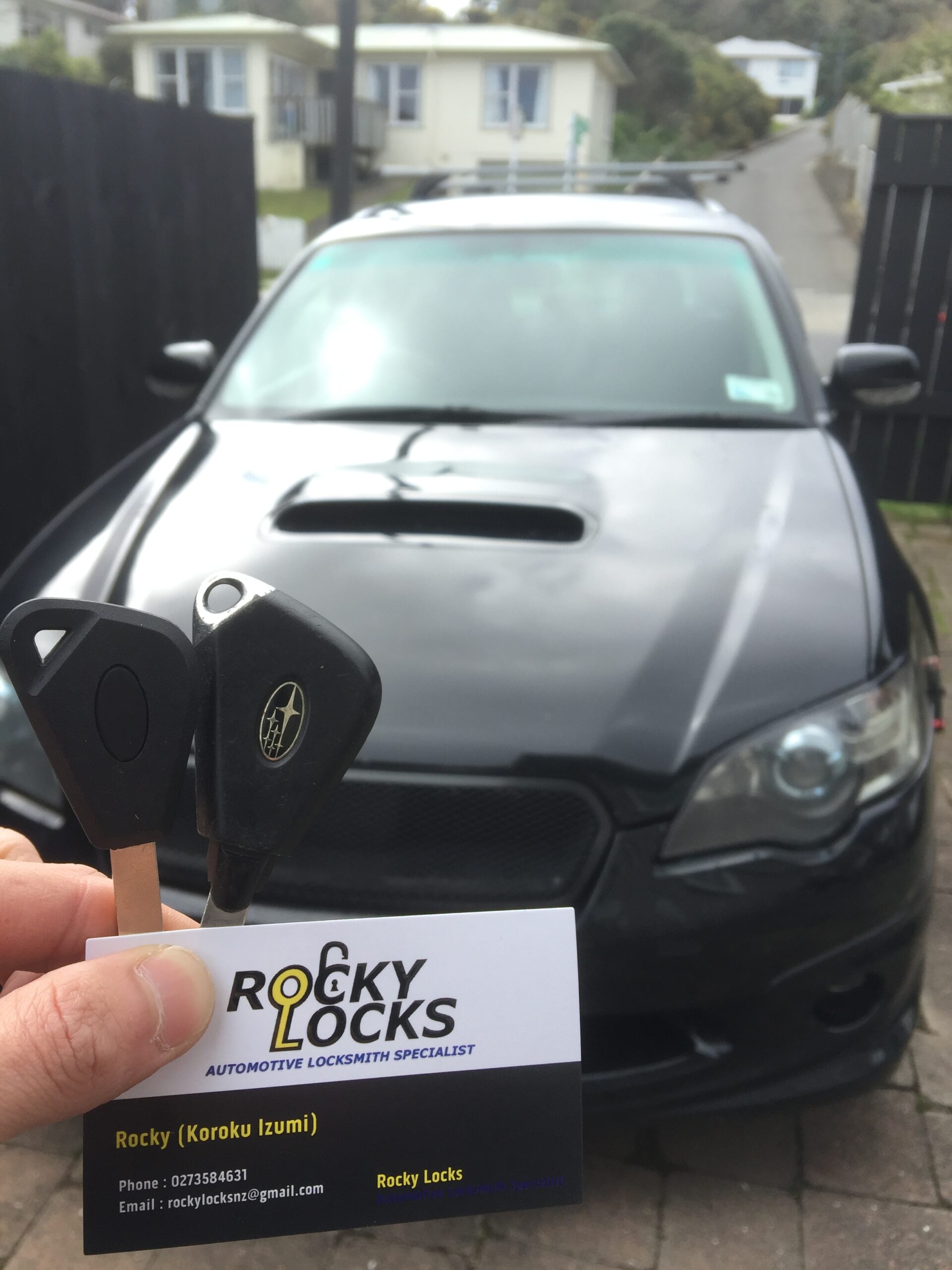 MAKING KEY FOR 2003 SUBARU LEGACY BP5 - Rockylocks - Automotive ...