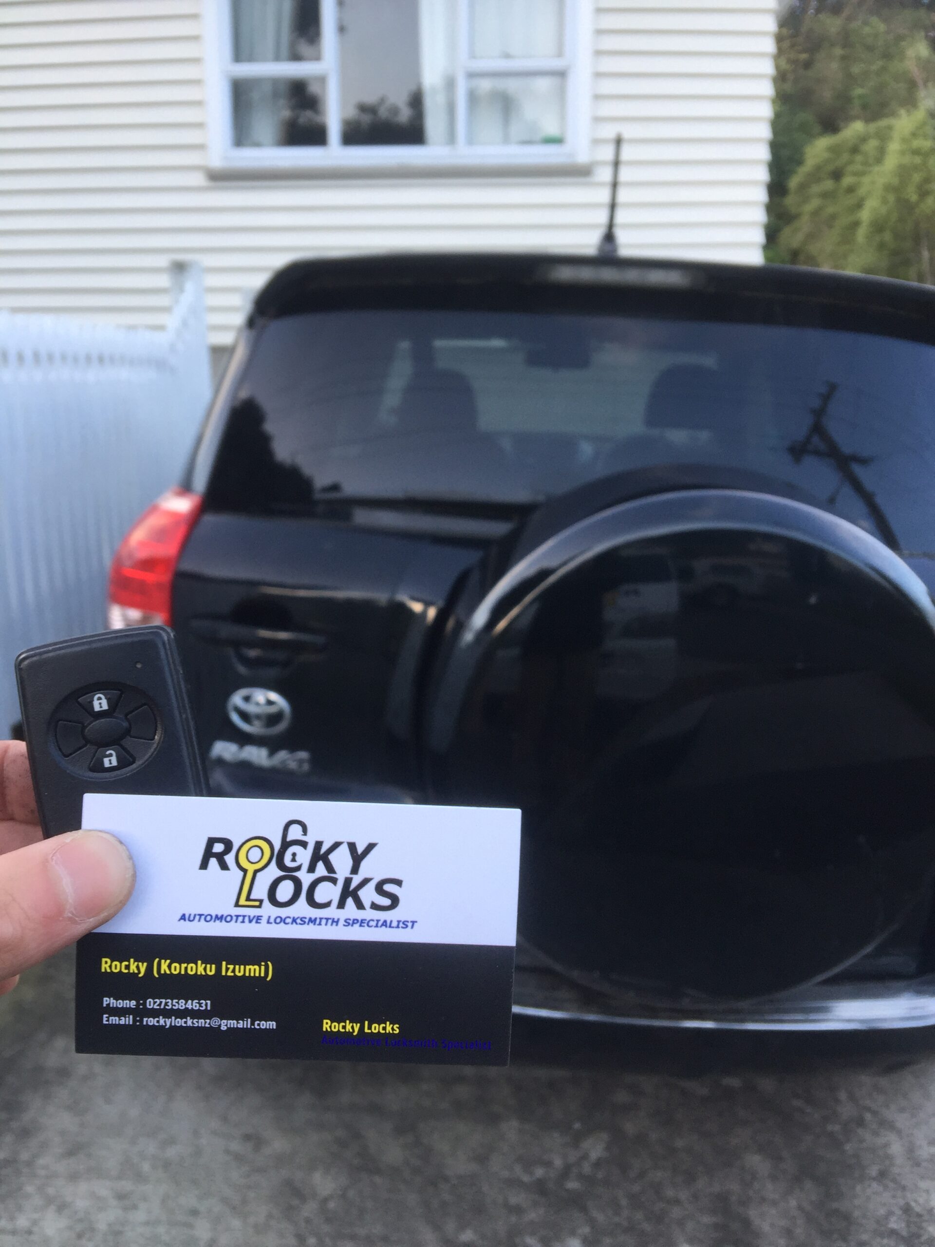 MAKING KEY FOR 2007 TOYOTA RAV4 ACA31 - Rockylocks - Automotive ...